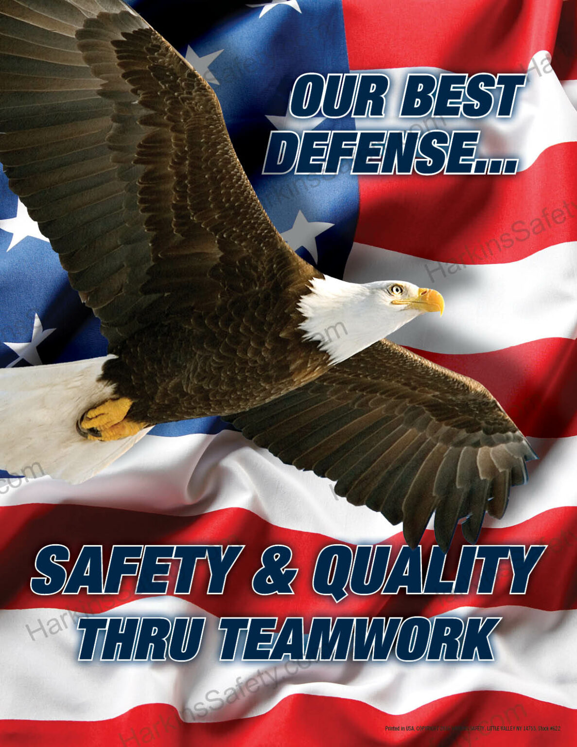 Our Best Defense Safety Quality Thru Teamwork 2329 Safety Poster ...