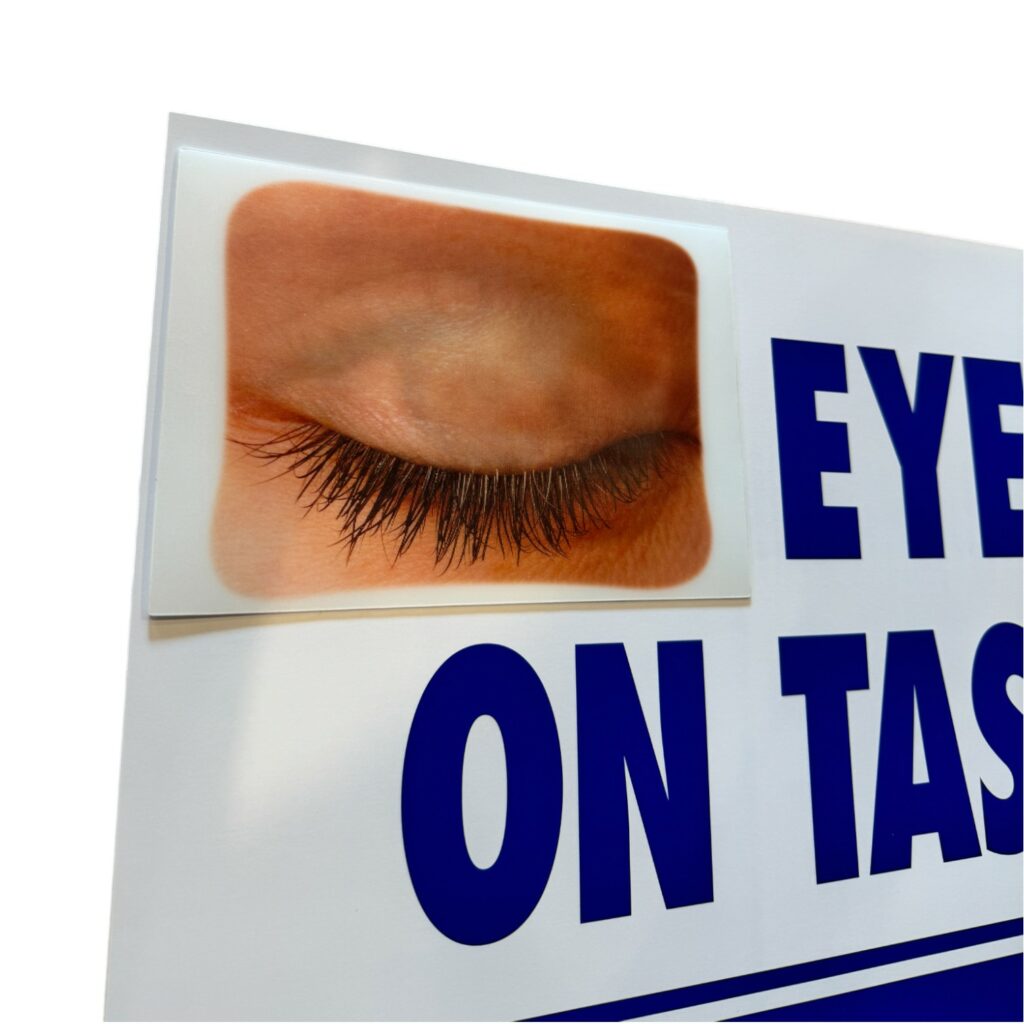 Eyes On Task Focus 2209 Safety Poster | Harkins Safety