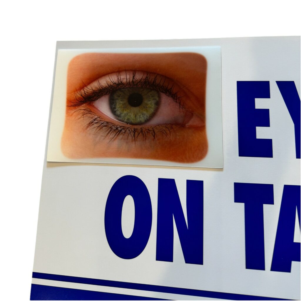 Eyes On Task Focus 2209 Safety Poster | Harkins Safety