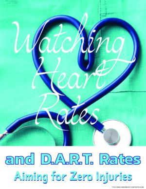 Watching Heart Rates And Dart Rates 2391 Safety Poster | Harkins Safety