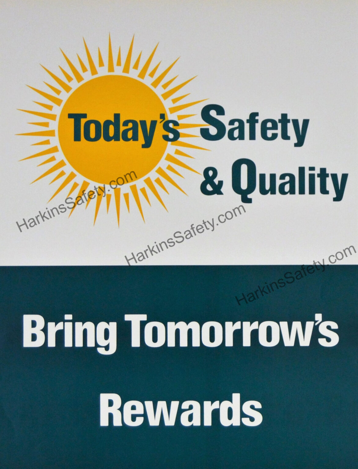 Quality Awareness Posters & Banners - Harkins Safety